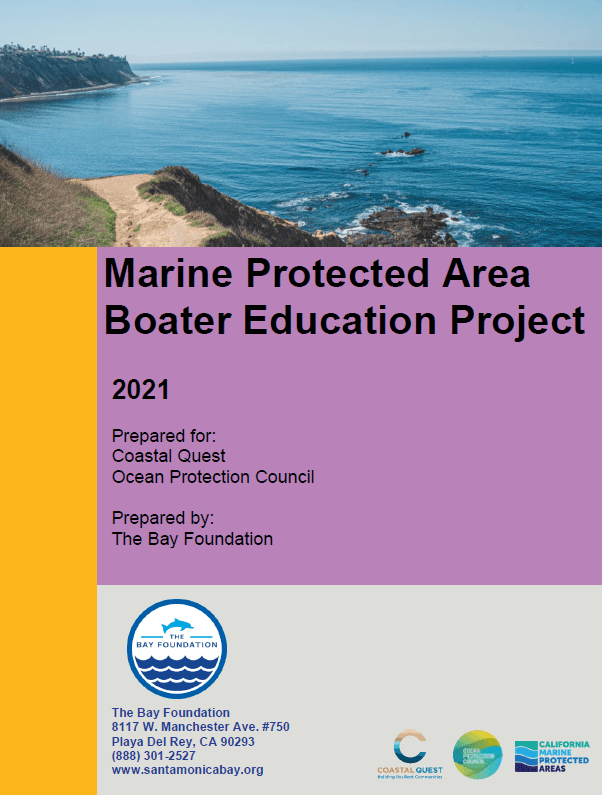 Marine Protected Area Boater Education Project Report 2021 - The Bay ...